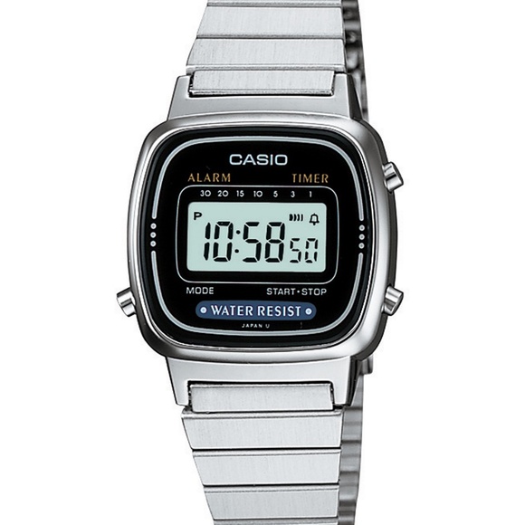 Casio | Other | Casio Ladies Digital Stainless Steel Watch | Poshmark